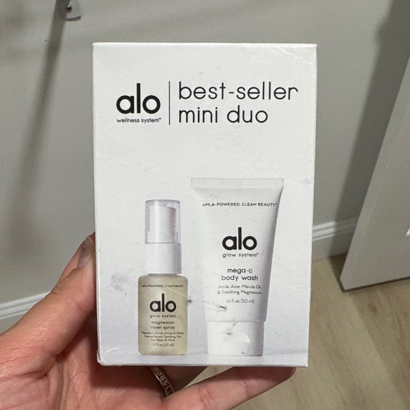 ALO Yoga | Bath & Body | Alo Yoga Mini Duo Set White And Gray | Poshmark
